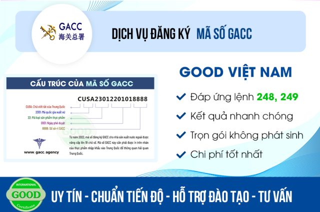 GACC là gì, các thông tin về mã số GACC xuất khẩu sang Trung Quốc