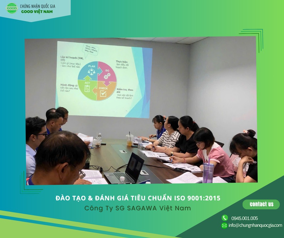 Công ty SG SAGAWA Kho Linh Trung đạt tiêu chuẩn ISO 9001:2015 – Nâng tầm chất lượng dịch vụ kho bãi